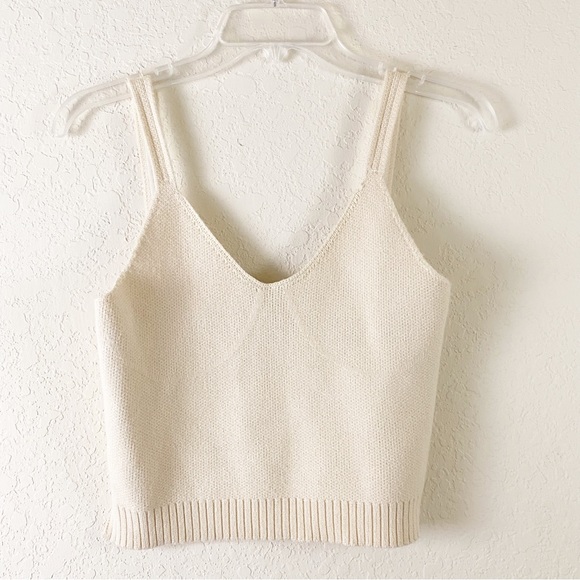 Zara | Tops | Zara Knit Cropped Cami Top | Poshmark